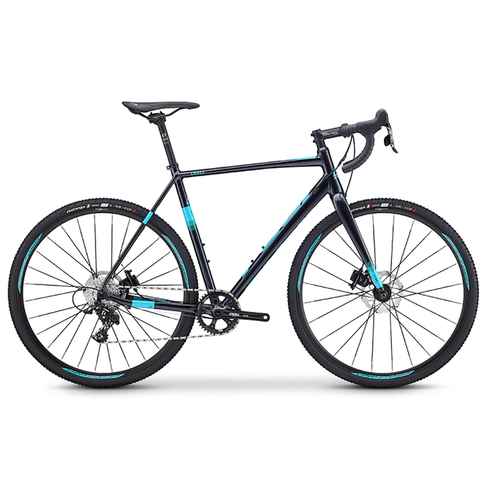 FUJI - CROSS 1.3 - BLACK/BLUE | San Jose Bicycles